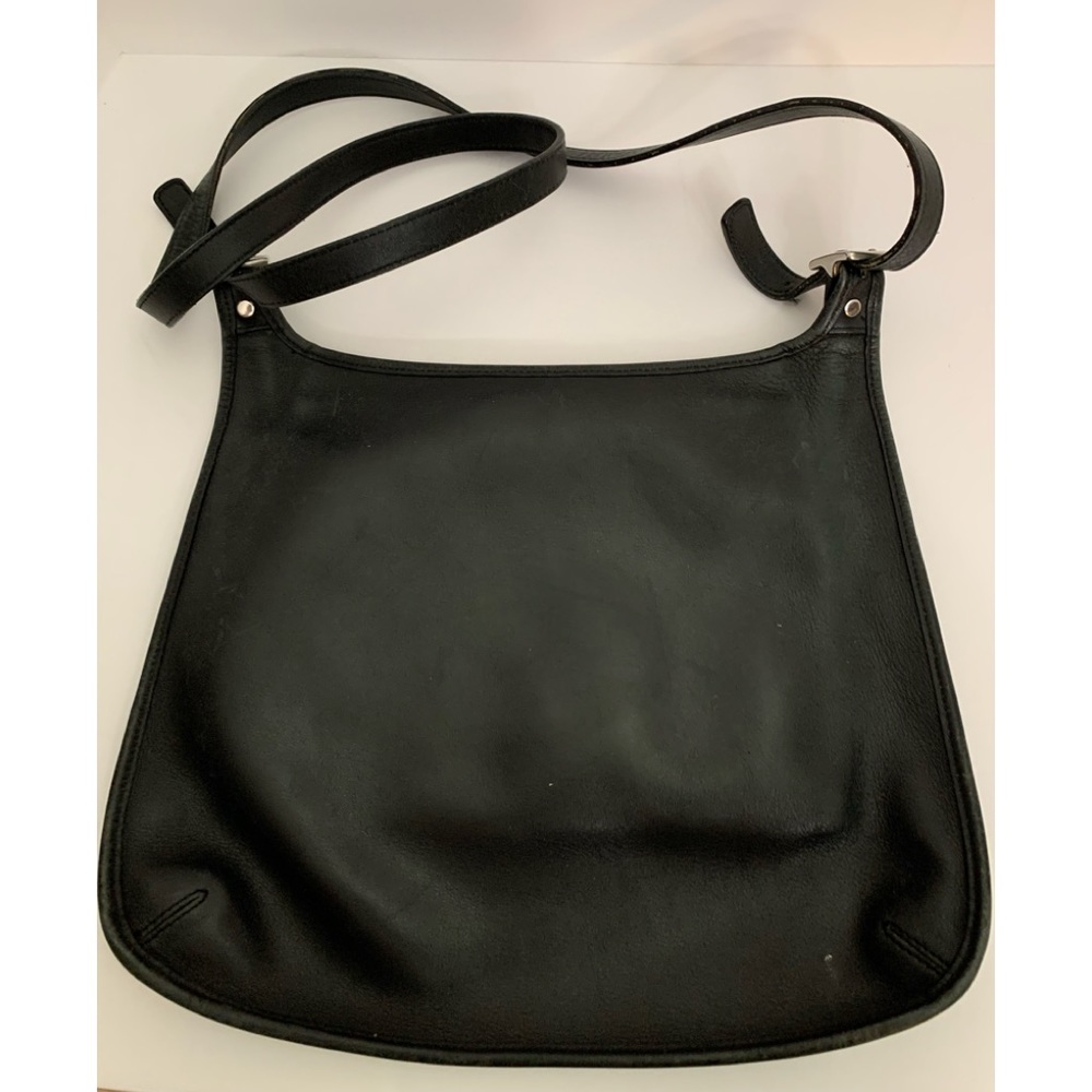 Coach Vintage 1990’s Shoulder/Crossbody Black Leather… - Gem